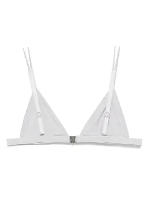Patrizia Pepe Fly-motif Bra - Grey