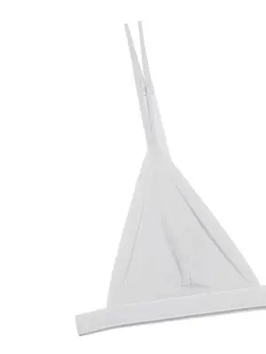 Patrizia Pepe Fly-motif Bra - Grey