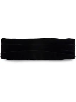 Prada Velvet Headband - Black