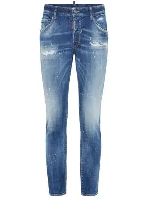Dsquared2 Distressed Tapered-leg Trousers