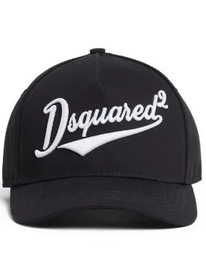 Dsquared2 Embroidered Logo Cap - Black