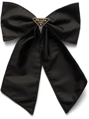 Prada Re-nylon Hair Clip - Black