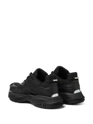 Versace Trigreca Panelled Sneakers - Black