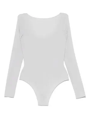 Patrizia Pepe Fly-motif Bodysuit - Grey