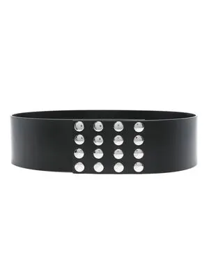 Attico Leather Belt - Black