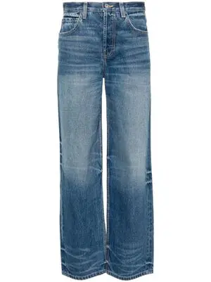 INTERIOR Remy Mid-rise Wide-leg Jeans