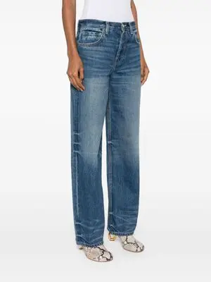 INTERIOR Remy Mid-rise Wide-leg Jeans