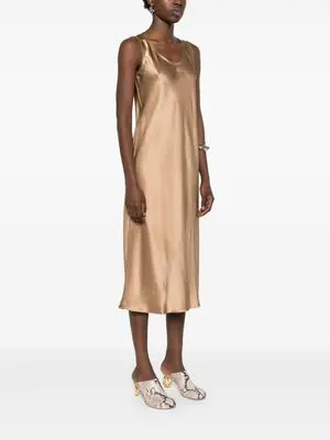 Max Mara Banjo Midi Dress - Brown
