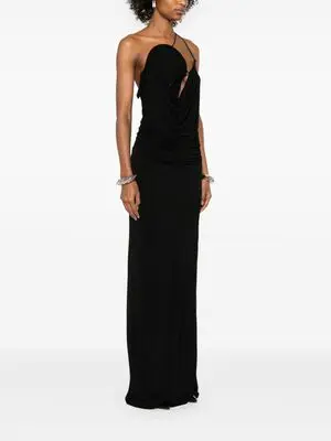 Christopher Esber Wave-coil Draped Gown