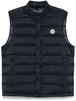Moncler Barthe Quilted Gilet - Blue