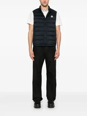 Moncler Barthe Quilted Gilet - Blue