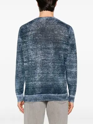Avant Toi Dyed Sweater - Blue