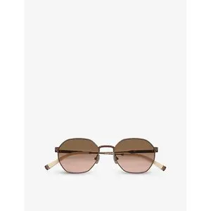 Brunello Cucinelli Round-frame Sunglasses - Brown