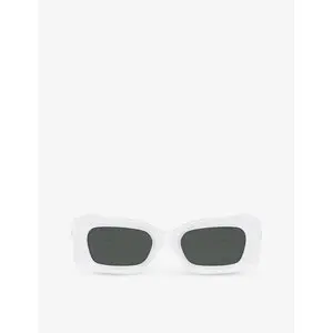 Versace Ve4474u Rectangle Sunglasses - White