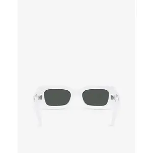 Versace Ve4474u Rectangle Sunglasses - White