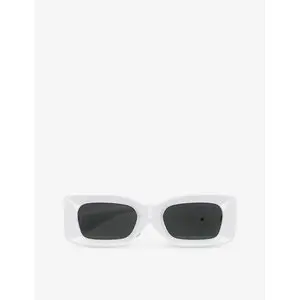 Versace Ve4474u Rectangle Sunglasses - White