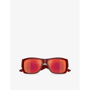 FERRARI Fh2003u Square-frame Sunglasses - Red