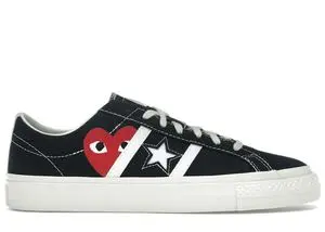 CONVERSE One Star Academy Pro Ox Comme Des Garcons Play Sneakers - Black/egret/red