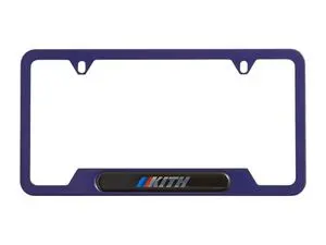 Kith X Bmw Car Plate - Techno Violet