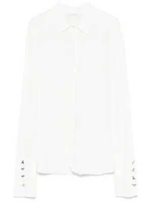 Patrizia Pepe Crepe Shirt - White