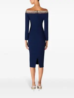 Jenny Packham Calypso Embellished Dress - Blue