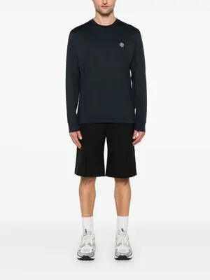 Stone Island Compass-motif T-shirt - Blue
