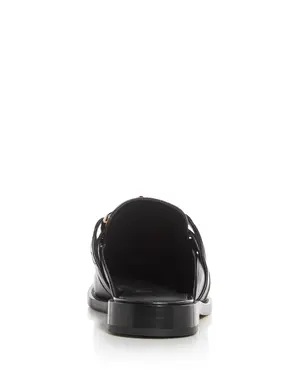 Bottega Veneta Astaire Open Back Loafers - Nero