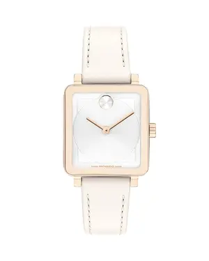 Movado Evolution 2.0 Tank Square Watch - White/white