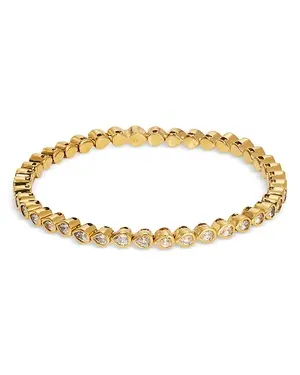 Nadri Dazzle Cubic Zirconia Bezel Bracelet - Gold