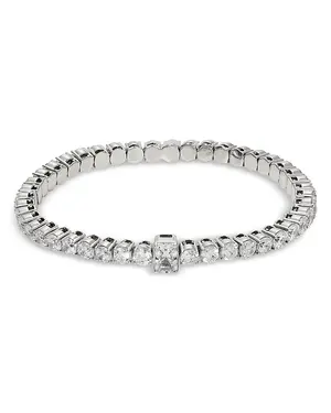 Nadri Dazzle Cubic Zirconia Stretch Bracelet - Silver