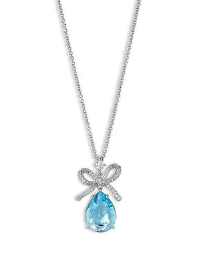 Blue Crystal Necklaces