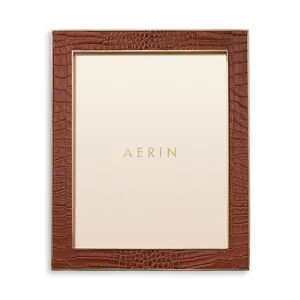 Aerin Classic Croc Leather Frame 8 X 10
