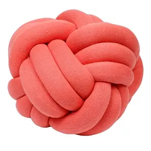 PINK LEMONADE Knot 12 Decorative Pillow - Crimson