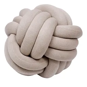 PINK LEMONADE Knot 12 Decorative Pillow - Gray