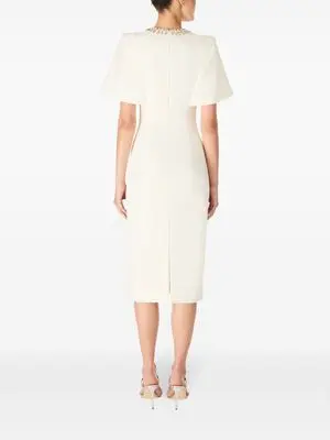Jenny Packham Thalia Midi Dress - Neutrals