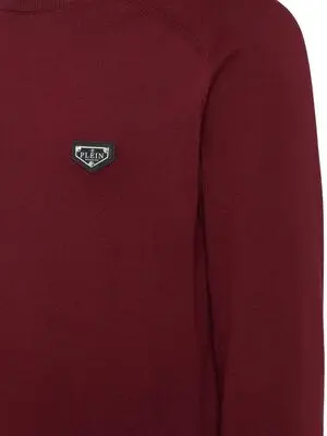 Philipp Plein Round-neck Sweater - Red