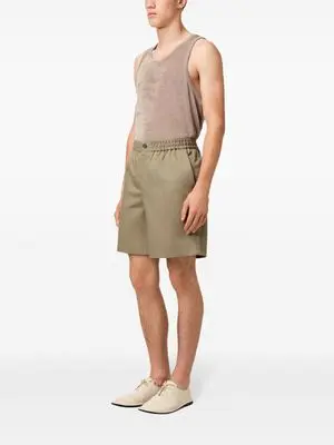 Ami Cotton Shorts - Neutrals