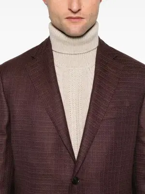 Corneliani Single-breasted Blazer - Red