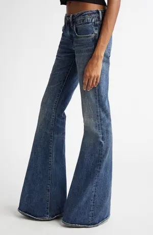 R13 Overflow Boyfriend Flare Jeans