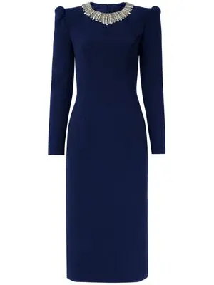 Jenny Packham Cora Mid-length Dress - Blue