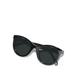 Chanel Ch5523u Pantos-frame Sunglasses - Black