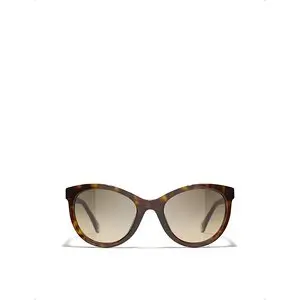 Chanel Ch5523u Pantos-frame Sunglasses - Brown