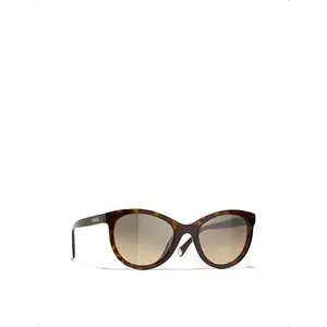 Chanel Ch5523u Pantos-frame Sunglasses - Brown