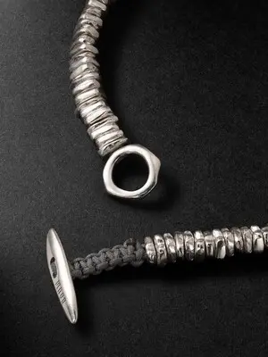 MAOR M. Cohen Meander Cord And Sterling Beaded Bracelet