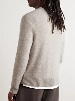JAMES PERSE Cashmere Crew Neck Sweater - Neutrals