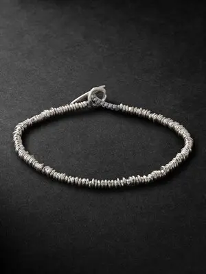 MAOR M. Cohen Pilla Sterling And Cord Bracelet - Silver