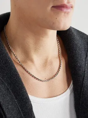 Hoorsenbuhs Micro Open-link™ Sterling Chain Necklace