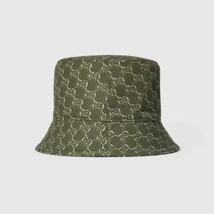 NWT Gucci Emerald Green Logo Bucket Hat- sz M NWT Gucci Emerald Green Logo Bucket Hat- sz M main image 2