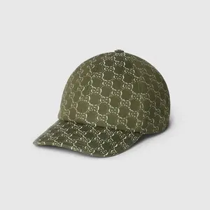 Gucci Gg Shadow Jacquard Baseball Hat - Green | Editorialist display picture 2
