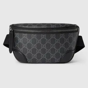 Gucci Gg Emblem Small Belt Bag - Black
